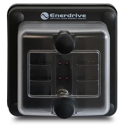 Fuse Block Panel Mount 1 In 6 Out with LEDs - AUSMOTION - High Quality ...