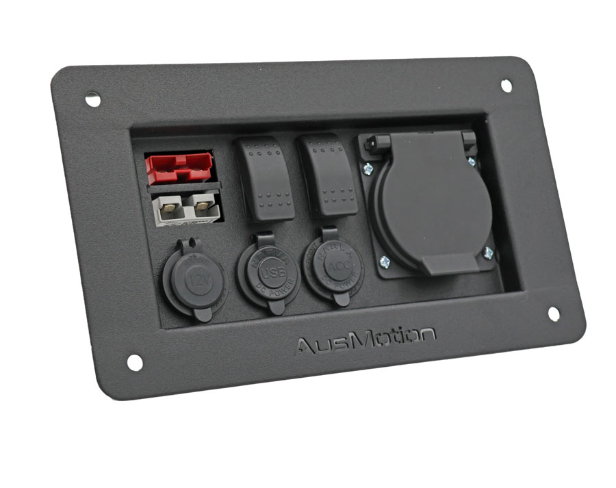 Power outlet panel - Ford Ranger and Amarok with 230V outlet